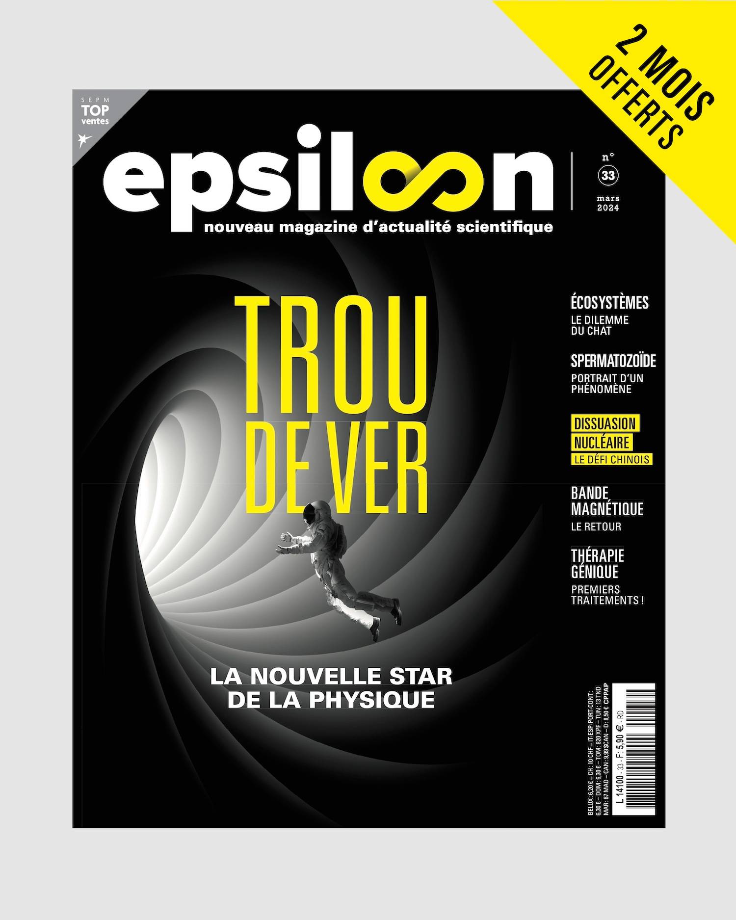 Offres d'abonnement au magazine Epsiloon et à ses hors-séries